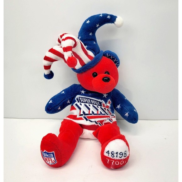 Team Beans | Toys | Super Bowl 36 Team Beans Bear Nfl 202 Patriots Rams ...